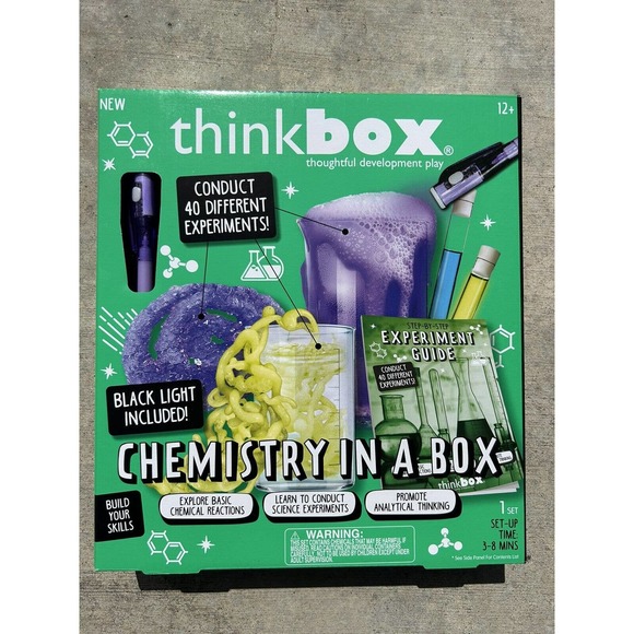 Think Box | Toys | Thinkbox Chemistry In A Box Conducts 4 Different ...